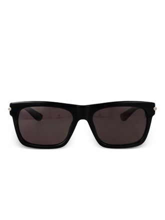Alexander McQueen Eyewear lunettes de soleil à monture carrée - Noir