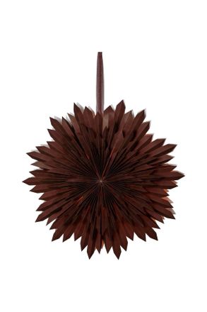 Eglo Leuchtenschirm, Braun, Papier, 20x60x60 cm, Dekoration, Weihnachtsdekoration, Weihnachtsbeleuchtung