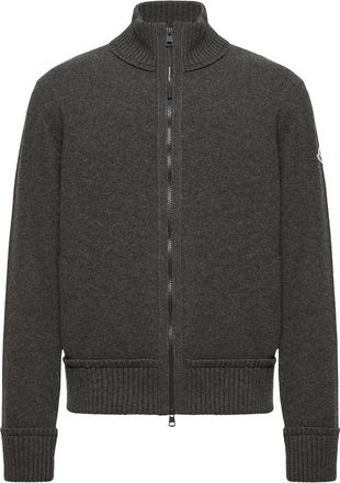Moncler Moncler Cardigan Zipp&eacute; En Laine Et Cachemire, Homme, Noir, Taille: Xxl
