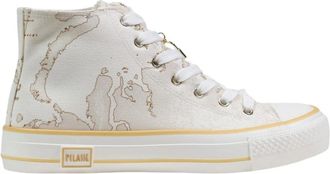 Alviero Martini 1A Classe Femme, Chaussures, Blanc, Taille: 39 EU Hight Baskets montante