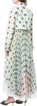 Silvia Tcherassi Birdie Printed Trench Shift Dress Size M