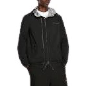 A|X Armani Exchange Kapuzenjacke mit durchgehendem Rei&szlig;verschluss - - Jackets - Herren - Schwarzk - XS