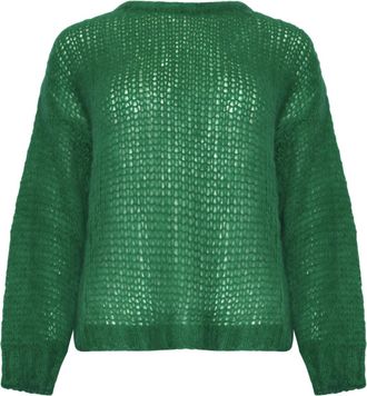 Noella Delta Strickpullover in Gr&uuml;n