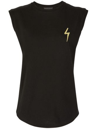 Giuseppe Zanotti Ursella Tanktop mit Logo-Stickerei - Schwarz
