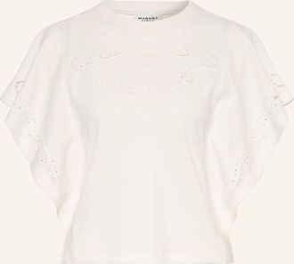 Isabel Marant Marant &Eacute;toile Blusenshirt Eoline Mit Lochspitze weiss