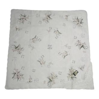 Celine Pre-owned Vintage Silk Scarf - Femme - Pre-owned - Blanc - Taille: ONE Size