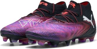 Puma Future 8 Ultimate Fu&szlig;ballschuhe mit festem Boden f&uuml;r Herren/Damen Unisex (Schwarz/Violett)