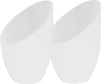 Hemobllo Abat-Jour Inclin&eacute; Forme Fer &Agrave; Cheval 13X8.5X8.5 Cm Abat-Jour Blanc L&eacute;ger Pour Lampe De Table Suspension Applique D&eacute;coration Int&eacute;rieure