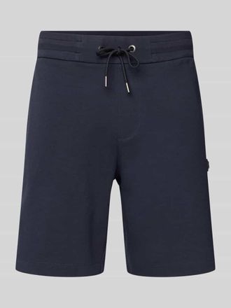 HUGO BOSS Regular Fit Sweatbermudas mit Logo-Applikation Modell Leoni