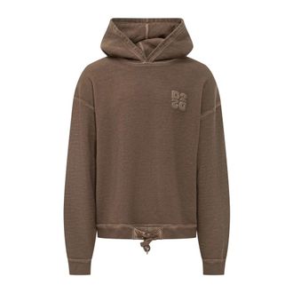 Dsquared2 Relax Fit Hoodie - - Sweatshirts & Hoodies - Herren - Braun - XL