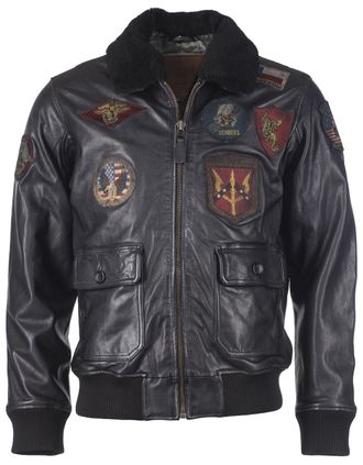 Top Gun Lederjacke TGJ1001