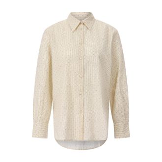 Massimo Alba Hemdbluse Selma mit Kaschmir