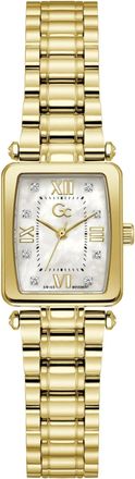 Gc Uhr - Quarz-Analoguhr Gc Plaza Mini - Gr. unisize - in Gelb - f&uuml;r Damen