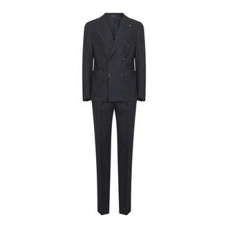 Tagliatore Homme, Costumes, Bleu, Taille: XL Single Breasted Suits
