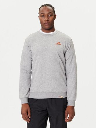 adidas Sweatshirt Doodle Hunt Hike Graphic JM6503 Grau Regular Fit