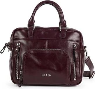 Nat & Nin Sac &agrave; main Mini Macy en cuir