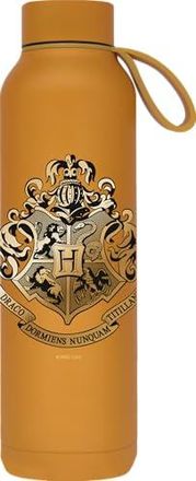 Quokka SOLID X HARRY POTTER | Thermosflasche aus Edelstahl, doppelwandig, mit Aufhänger | HP HOGWARTS