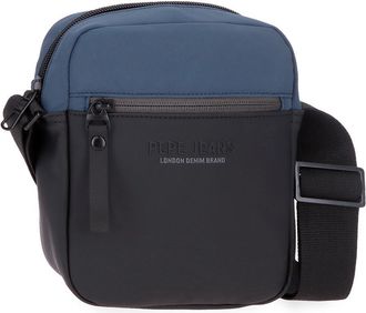 Pepe Jeans London Sail up Umhängetasche klein, blau, 15 x 19,5 x 6 cm, Polyester und PU von Joumma Bags, blau, Talla única, Kleine Umhängetasche