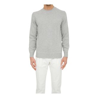 Eleventy Grigio Rundhals-Pullover - - Knitwear - Herren - Grau - L