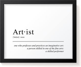 Generic Ara Step Dictionary Definition Art Poster Prints 1 (Artist Dictionary Definition Print, 297 x 420 mm)