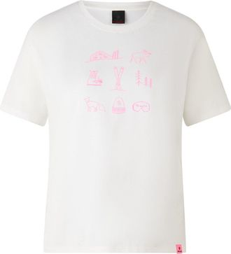 Bogner Fire + Ice T-Shirt Lotte für Damen - Weiß/Pink - XXL