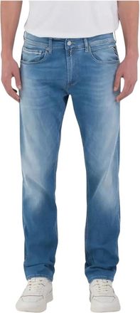 Replay Homme, Jeans, Bleu, Taille: W29 L32 Straight Fit Urban Jeans