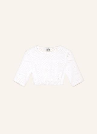 Hammerschmid Hammerschmid Dirndlbluse Bettina Aus Spitze weiss