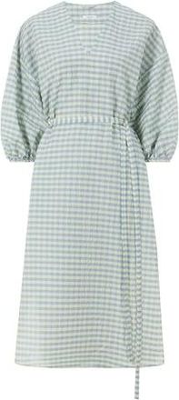 Roseanna Robe longue &agrave; carreaux