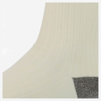 ANT45 Womens Wool Socks White