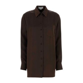 Stella McCartney Damen, Blusen & Hemden, Braun, SGr&ouml;&szlig;e