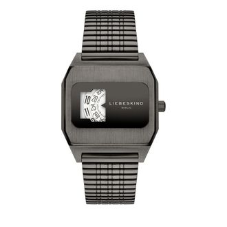 Liebeskind Liebeskind Berlin Uhren - Edelstahl Jump Hour - Gr. unisize - in Grau - f&uuml;r Damen