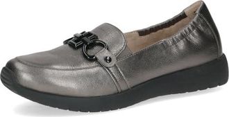 Caprice Femme Damen 9-24708-42 Mocassin, Gris foncé métallisé, 39 EU