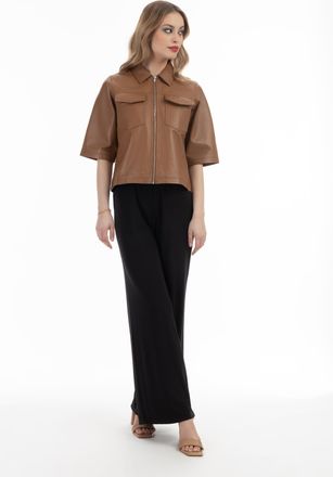 Faina chemise en cuir faina