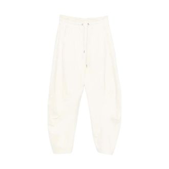 High Tapered Hosen - - Trousers - Damen - Beige - L