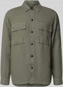 Boss Orange by Hugo Boss Relaxed Fit Freizeithemd aus reinem Leinen Modell LOCKY