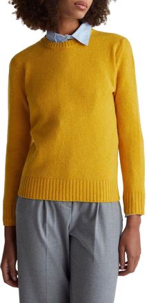 Benetton Damen Maglia G/C M/L 103me1n23 Pullover, gelb, XL