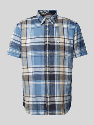 Camel Active Regular Fit Freizeithemd mit Karomuster