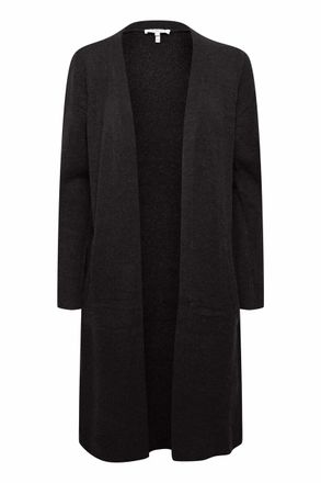 b.young BYMIRELLE Damen Lange Strickjacke Grobstrick Cardigan Strickcardigan mit Wollanteil, Gr&ouml;&szlig;e:2XL, Farbe:Black (200451)