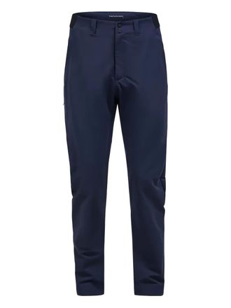 Peak Performance pantalon à poches zippées - Bleu