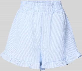 A-View Relaxed Fit Shorts mit Strukturmuster Modell Sonja