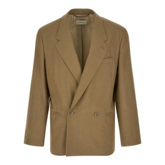 Christophe Lemaire Homme, Vestes, Vert, Taille: M Double Breasted Tailored Jacket