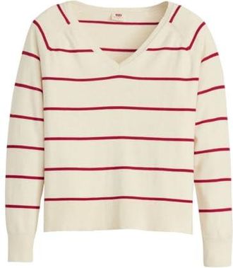Levi's Petal Stephanie Stripe But Pull &agrave; col V, Stephanie Stripe But, M