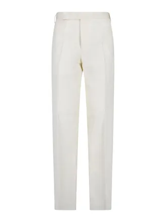 Lardini Pantalon Couturier - Blanc