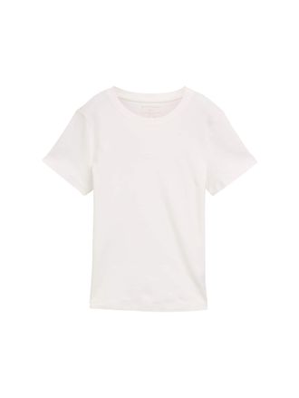 Tom Tailor Damen 1048112 T-Shirt, 10315-Whisper White, XXL