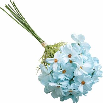 Loberon Deko-Blumenstrauß Tilla, Künstliche Cosmea, Realistische Nachbildung, Romantischer Charme, für Immer Frisch, Kunstblume, Eisen, Polyester, Polyethylen