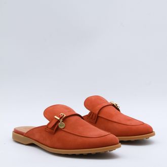 Tod's Womens Flat Shoes Brown Cover Le Sole El