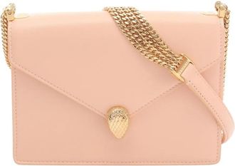 Bulgari mini sac à bandoulière Serpenti Forever en cuir (2010-2025) - Rose
