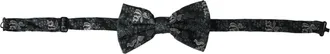 Dolce & Gabbana Multicolor Fantasy Floral Silk Adjustable Neck Men Bow Tie