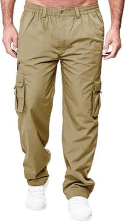 Generic Pantalon Cargo Vert Kaki Homme Jogging Flanelle Int&eacute;rieur Denim Tweed Cachemire Personne Fitness Meilleurs Satin Treillis Styl&eacute; Steampunk 32 Tombe Ska