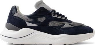 D.A.T.E. Baskets Homme Escape Mesh Gray en Cuir Bleu - Escape M 431-FG-ME-GY - Taille 41, bleu, 44 EU
